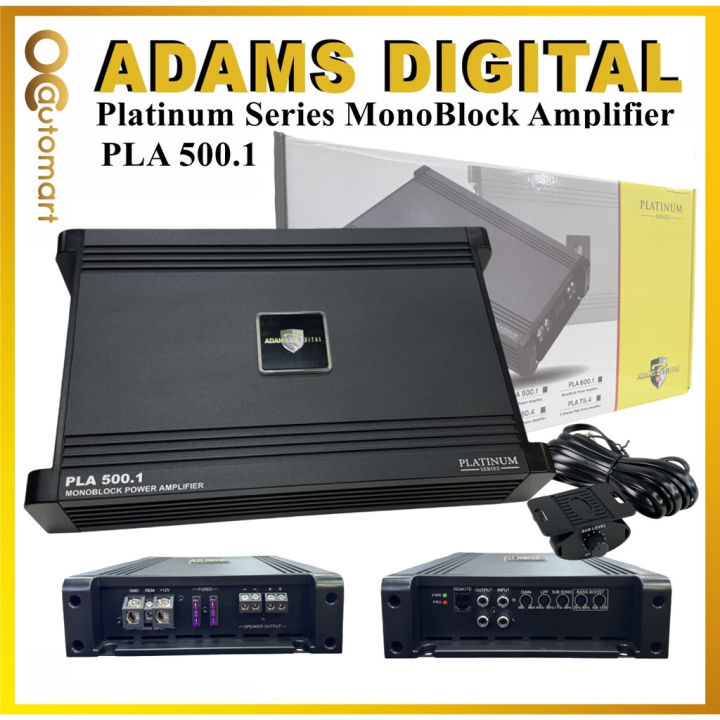 Adams Digital Class D MonoBlock Power Amplifier 1000Watt or 1200Watt ...