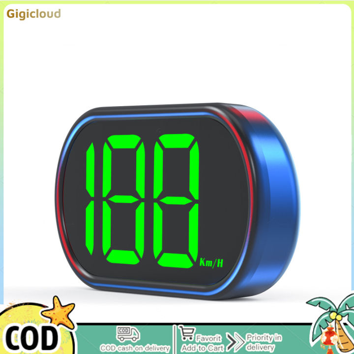 GPS Digital Speed Meter Speedometer HUD Car Head Up Display With Clear ...