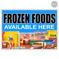 Frozen Foods Available Here Sari Sari Store Sign - Laminated Signage ...