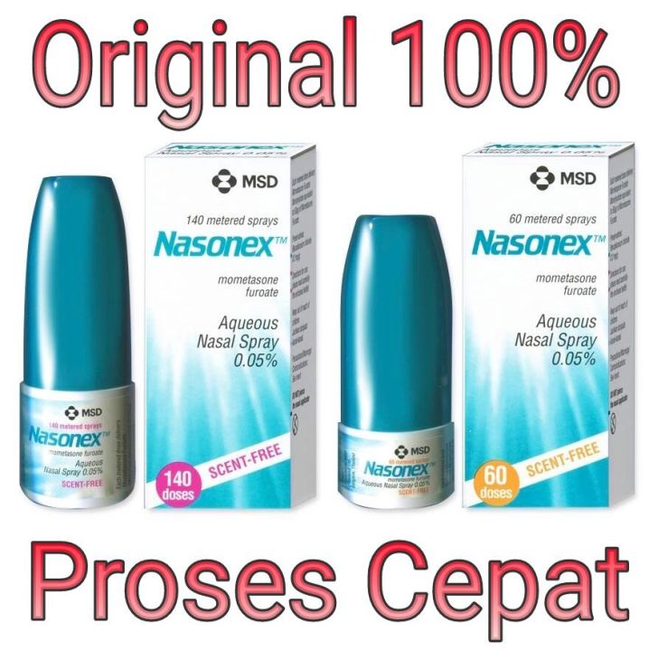 Nasonex 140 doses nasal spray original naso60doses naso140doses ...