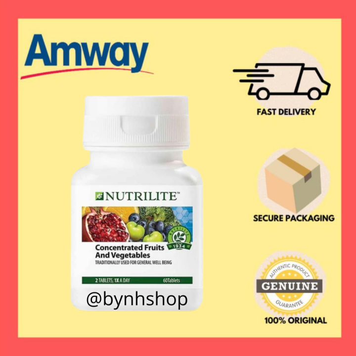 [READY STOCK] Nutrilite Concentrated Fruits And Vegetables ORIGINAL AMWAY | Lazada