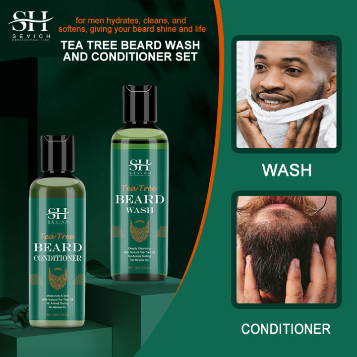 《Superman》 SEVICH Beard Tea Tree Shampoo Deep Cleanser Clean And ...