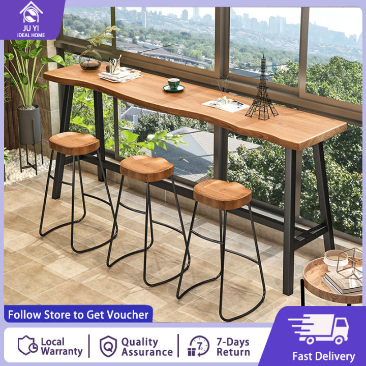 JUYI Bar Stool Set Of 2 Chair Modern Lifestyle Person Air Elegant Retro ...