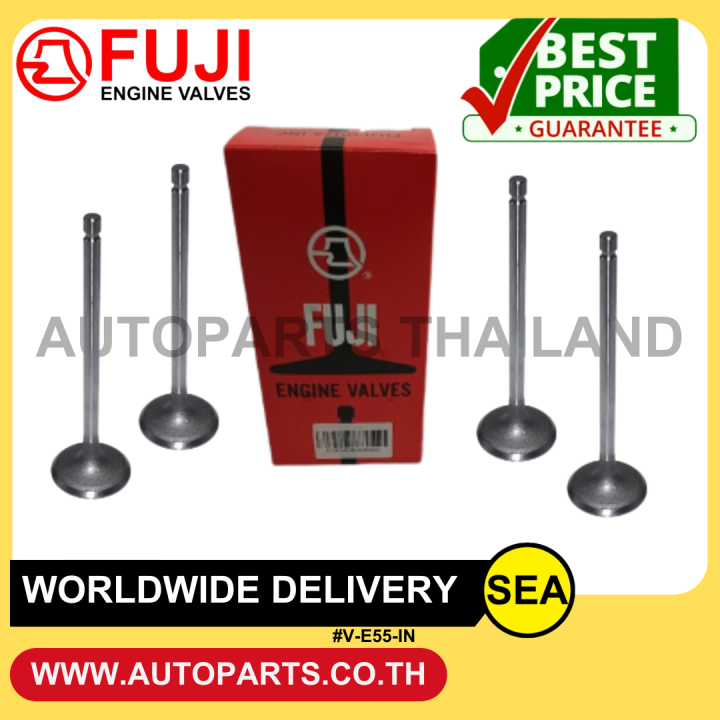 FUJI วาล์วไอดี ไอเสีย 4G63 4G64 6G72 KA5, E55A, C45,ULTIMA 16V ...