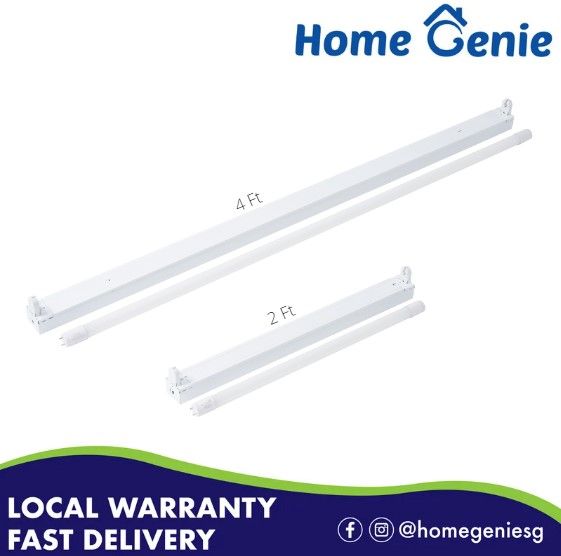 Loyal LED T8 Tube 9W/2Ft/600mm / 24W/4Ft/1200mm with trunking/casing ...
