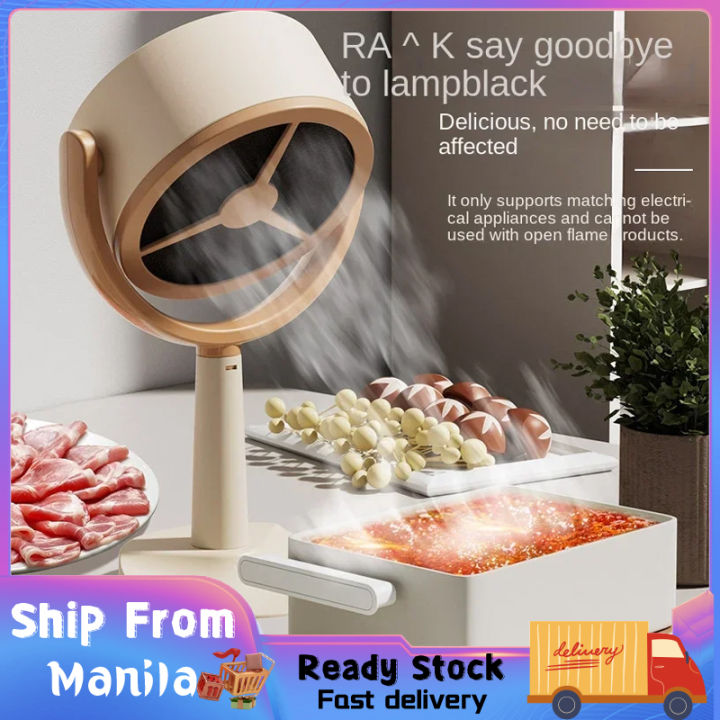 HL Desktop range hood plug-in mini desktop range hood portable home ...