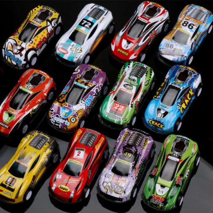 Boutique Inertial Pull Back Children's Car Model Kids Mini Racing Car ...