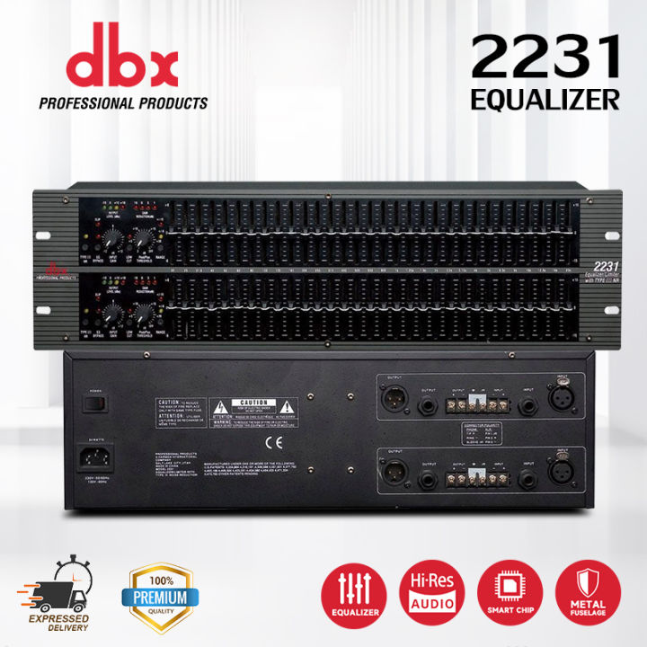 DBX 2231 dual-channel 31-band 2 series professional stage performance home conference two ...