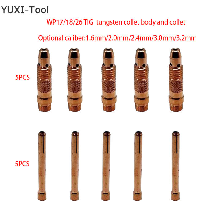 10Pcs Argon welding tig welding torch for WP SR 17 18 26 1.6mm/2.0mm/2 ...