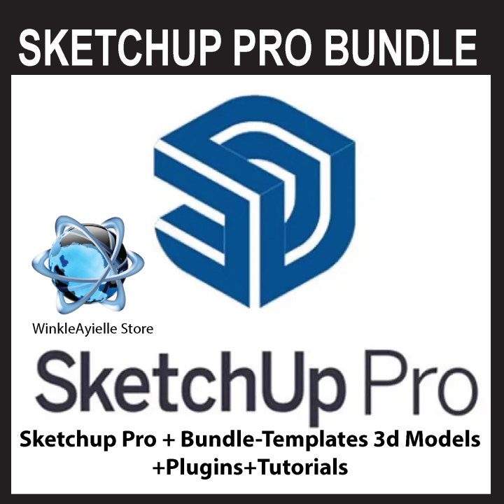 Sketchup Pro + Bundle-TemplatesTemplates 3d Models+Plugins+Tutorials ...