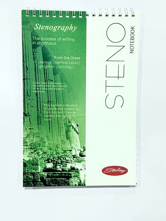 1 Pc Sterling Steno Notebook 60 Leaves | Lazada PH