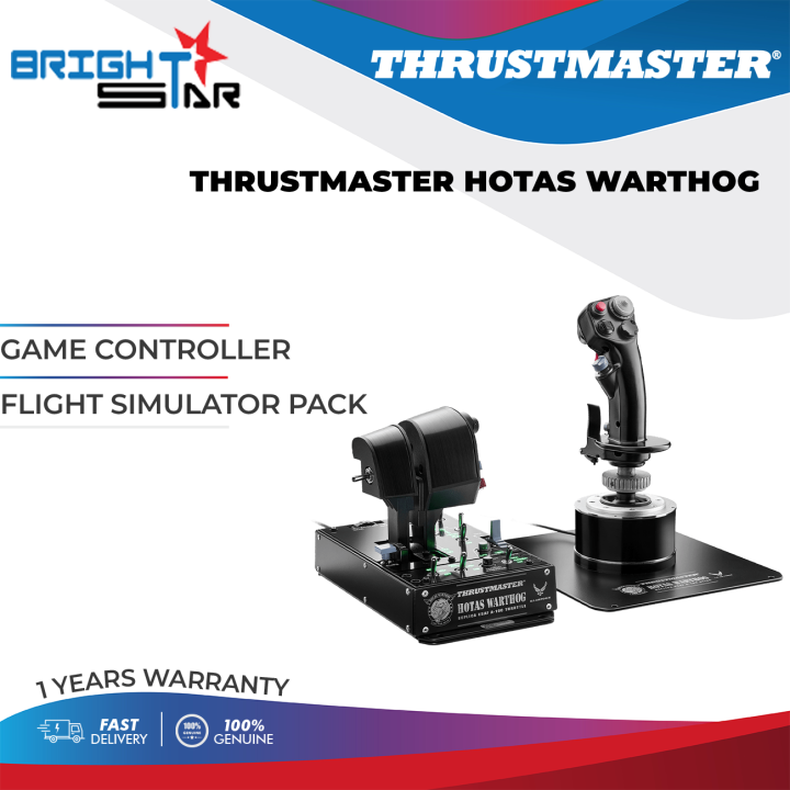 GAME CONTROLLER FLIGHT SIMULATOR PACK / THRUSTMASTER HOTAS WARTHOG ...