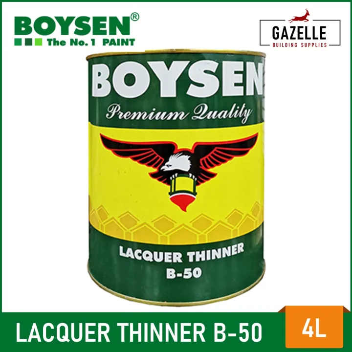 Boysen Lacquer Thinner B50 - 4L | Lazada PH