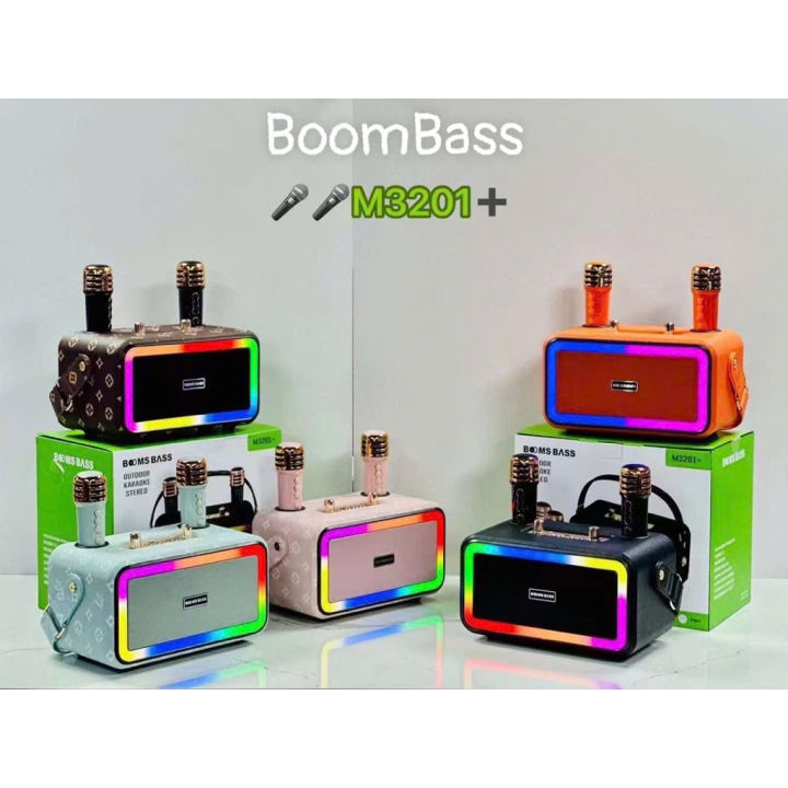 Loa Bluetooth BoomBass M2301+ Di Động Có Đèn LED, Âm Thanh Chất Lượng ...