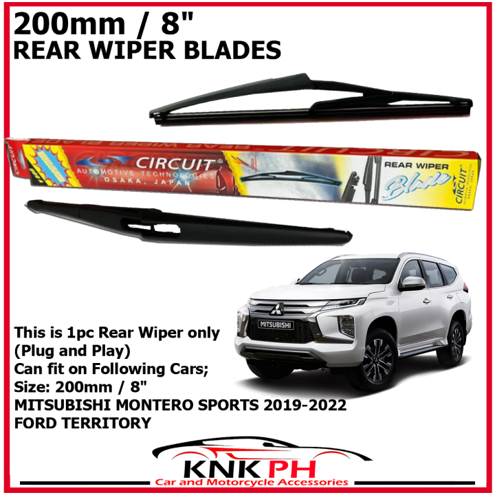 MITSUBISHI MONTERO SPORTS 2019-2022 CRW-200-B CIRCUIT GRAPHITE REAR ...