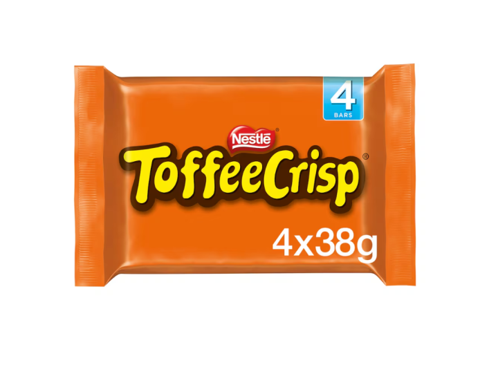 Nestle Toffee Crisp Milk Chocolate Multipack 4-Pack/9-Pack 31g ...