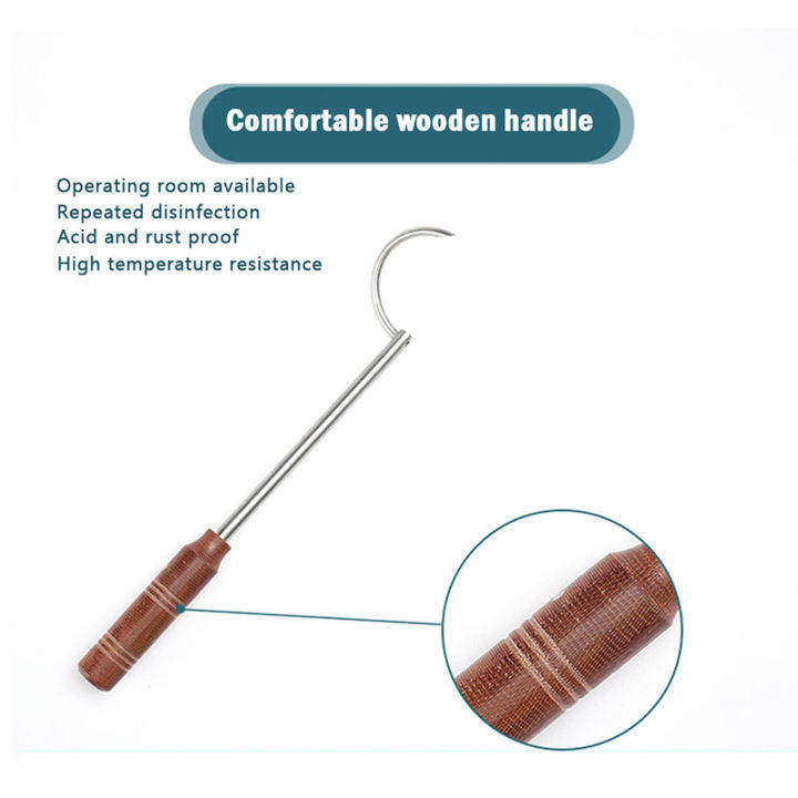 Wooden/steel Handle Medical Wire Guide Stainless Steel Hole Wire ...