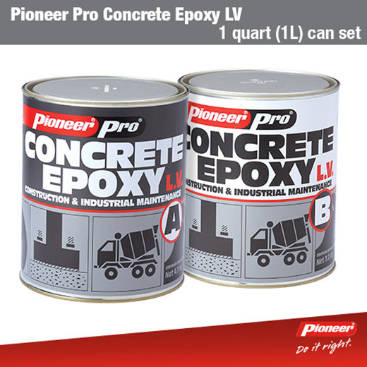 Pioneer Pro Concrete Epoxy Low Viscosity for Construction 1L Set (1 Quart) | Lazada PH