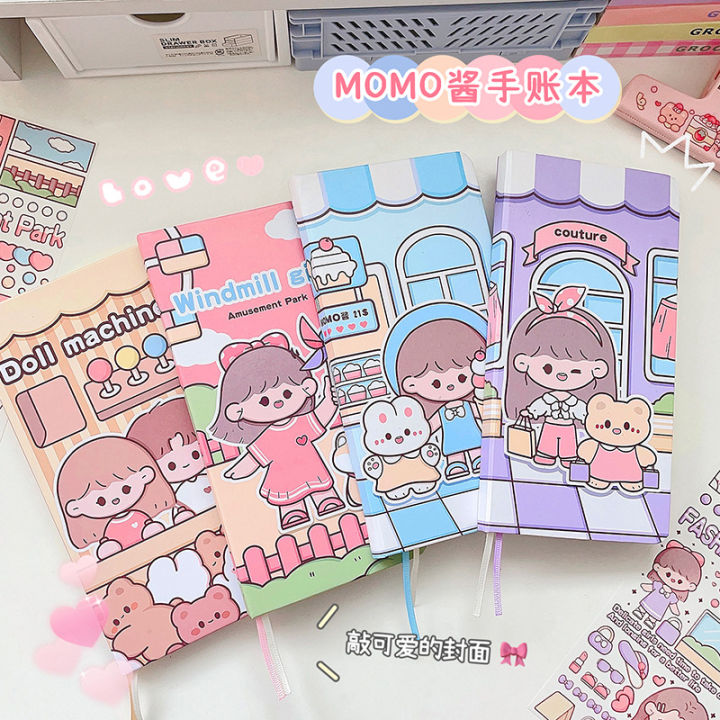 [CLEARANCE] Small Mochi Weeks MOMO-chan & Muzi Li A6 Notebook – Grid ...
