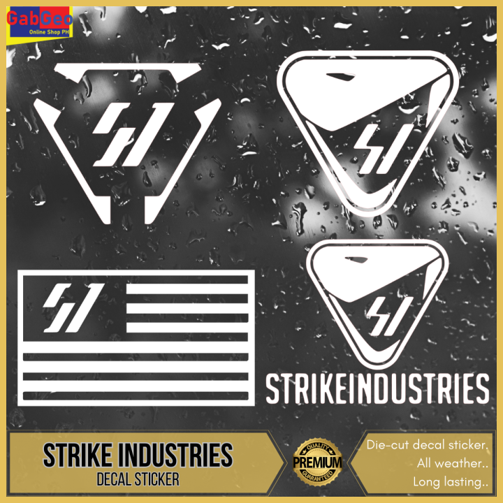 Strike Industries Customized Logo All Weather Waterproof Diecut Decal ...