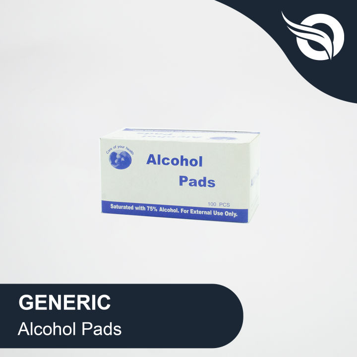 GENERIC Alcohol Pad 100 Pieces/Box | Lazada PH