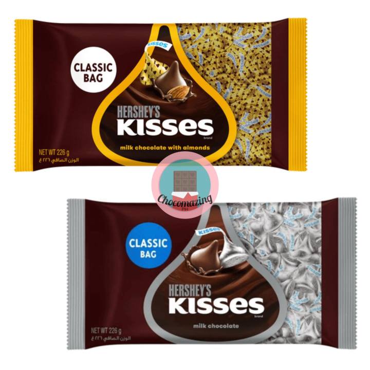 Hershey's Kisses Milk Chocolate & Almond 226g | Lazada PH