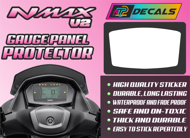 Yamaha Nmax V2 Gauge Panel Protection Clear Film | Lazada PH