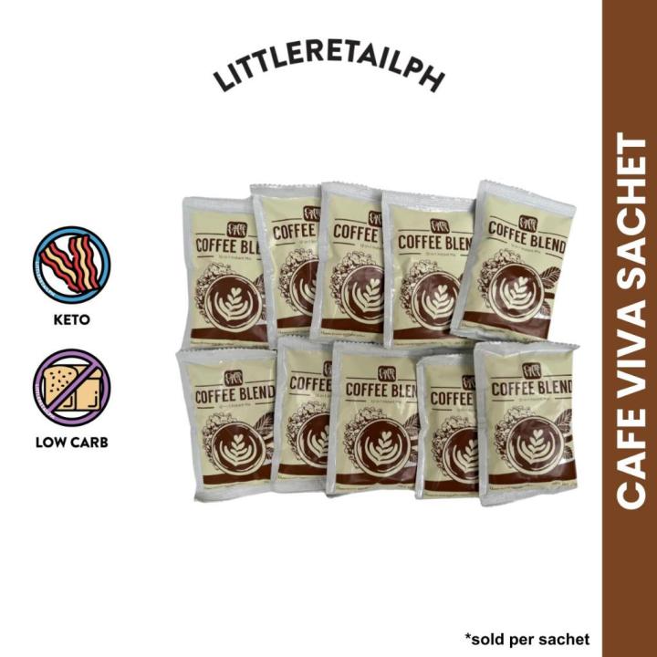 Caffe Viva SACHET instant coffee mix blend / 12-in-1 instant mix (Keto ...