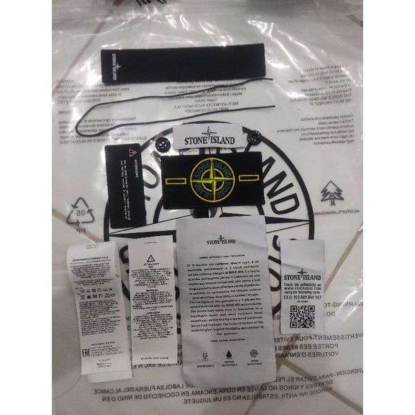 patch dan label certilogo stone island full label lengkap | Lazada ...