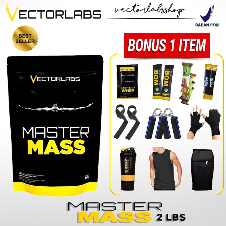 Vectorlabs Master Mass Gainer 2 lbs Susu Protein Penambah Berat Badan | Lazada Indonesia