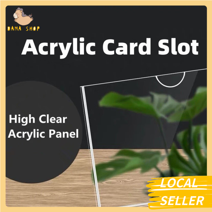 1 PC Acrylic Display Frame A4 A5 Wall Sign Clear In Memo Document Menu ...