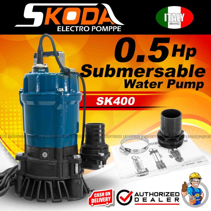 SKODA Italy 0.5HP Submersible Water Pump (SK400) LIGHTHOUSE ENTERPRISE ...
