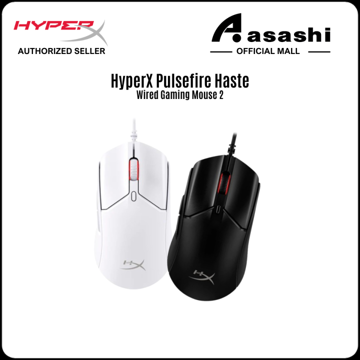 HyperX Pulsefire Haste Wired Gaming Mouse 2 (Black/White) | Lazada