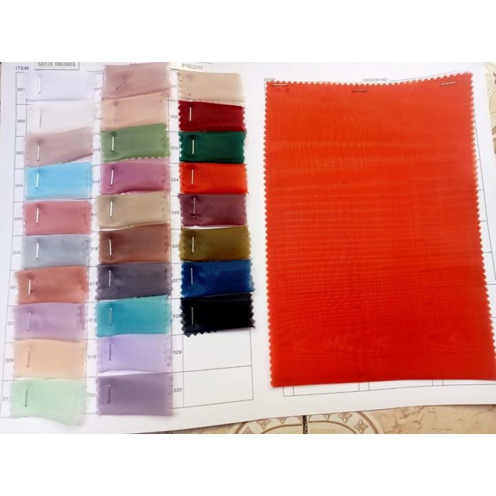 Kain ORGANZA SILK KAIN KACA / ORGANZA / KAIN KACA / KAIN KACA PREMIUM ...