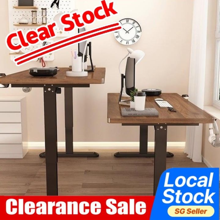 【SG Local】Smart Desk Ergonomic Standing Desk Electric Height Adjustable ...