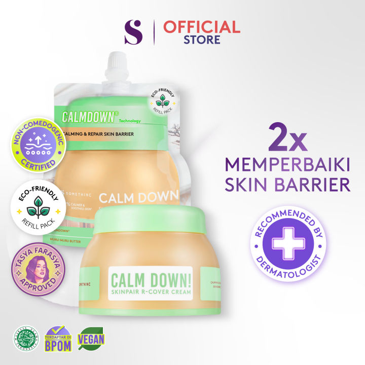 SOMETHINC Calm Down! Skinpair R-Cover Cream - Moisturizer | Lazada ...