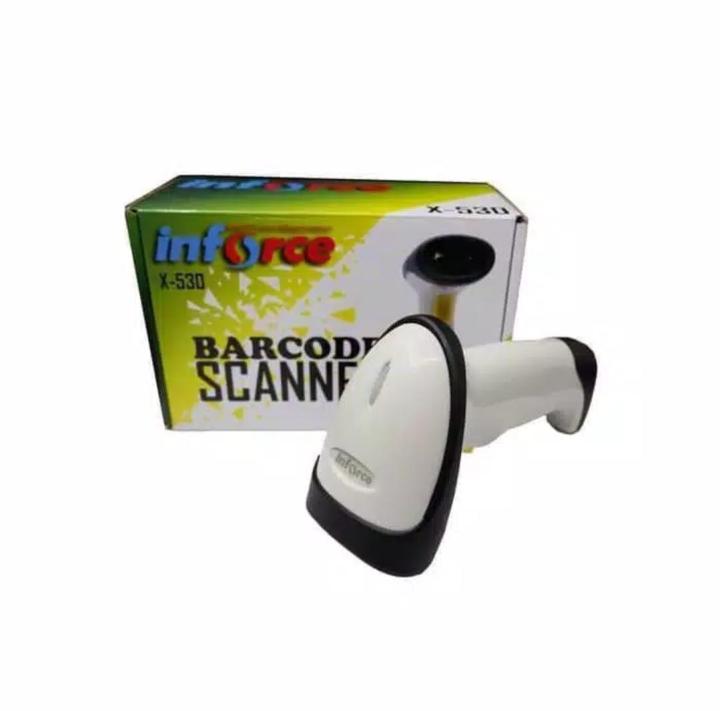 BARCODE SCAN INFORCE X-530 LASER USB AUTO | Lazada Indonesia