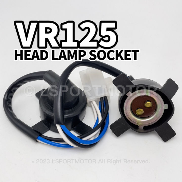 SUZUKI VR125 HEAD LAMP SOCKET FRONT DEPAN LAMPU KEPALA SOCKET WIRE ...