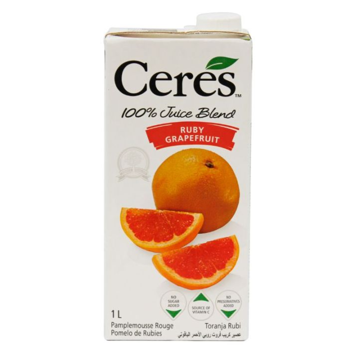 Ceres 100% Juice Ruby Grapefruit 1L | Lazada PH