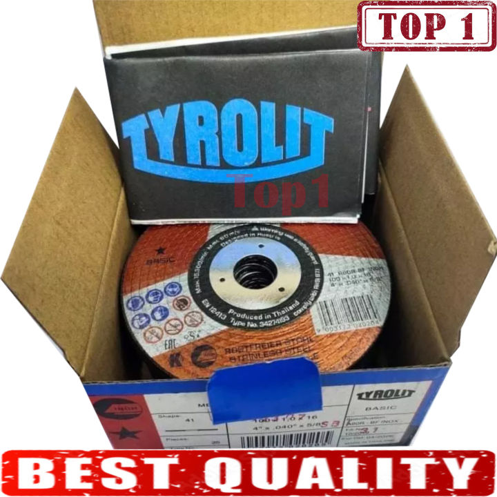 Tyrolit Cutting Disc Super Thin 4" HEAVY DUTY Sold per box (25pcs ...