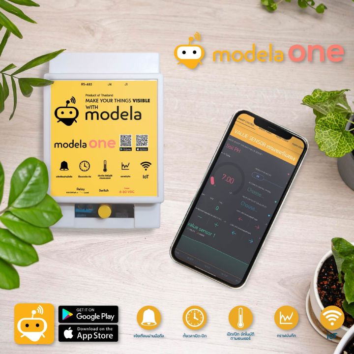 modela ONE กล่อง IoT รุ่นใหม่แบบ 1 ช่องควบคุม รองรับเซนเซอร์กว่า 50 ...