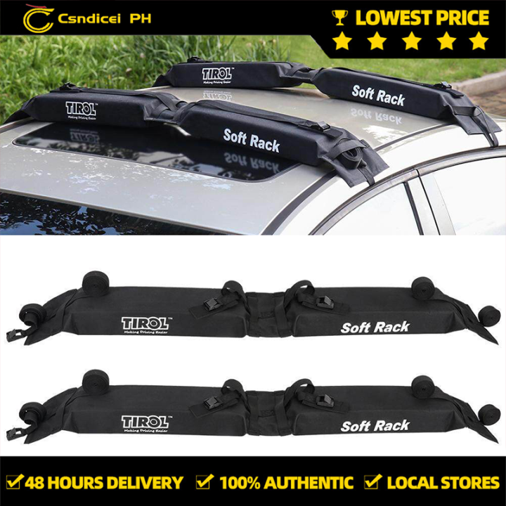 Universal Soft Auto Car Roof Rack Outdoor Rooftop Luggage Carrier Load ...
