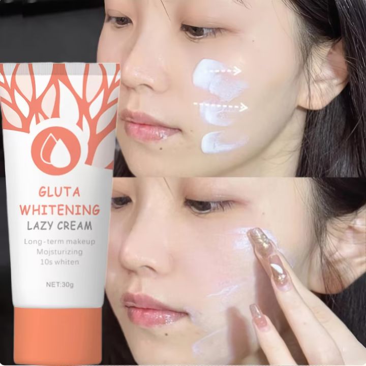 Orginal Lazy Cream Glutathione Whitening Cream Facial Cream BB Cream ...