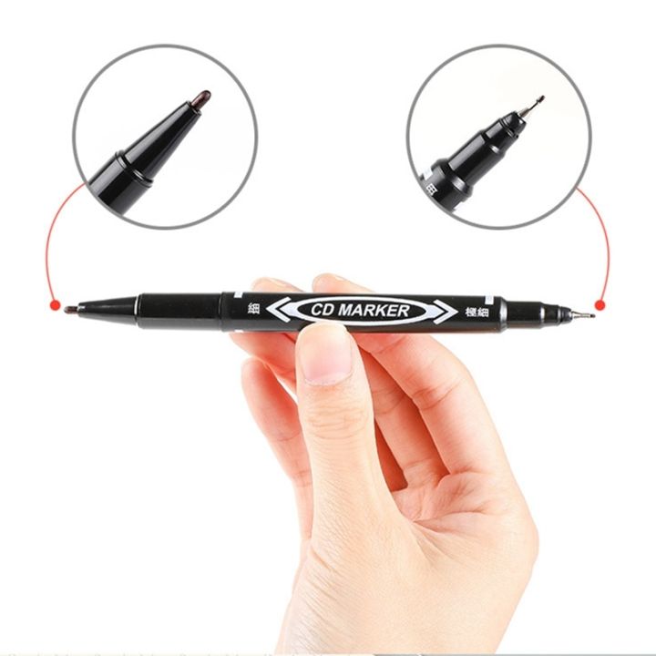 【CC】 ☌ CD/DVD Twin Tip Markers Paint Oily Pens | Lazada PH