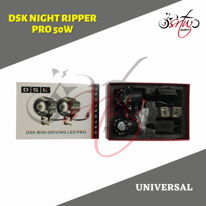 SRTW DSK Mini Driving Light Night Ripper Pro 50W Universal 4 Wires ...