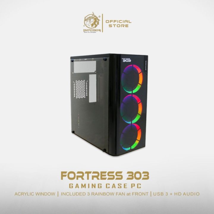 Computer Case / PC Case Imperion Fortress 303 | Lazada Indonesia