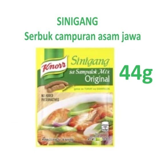 Knorr Sinigang sa Sampalok Mix Original 40 grams (Tamarind Mix Powder) / serbuk campur asam jawa ...