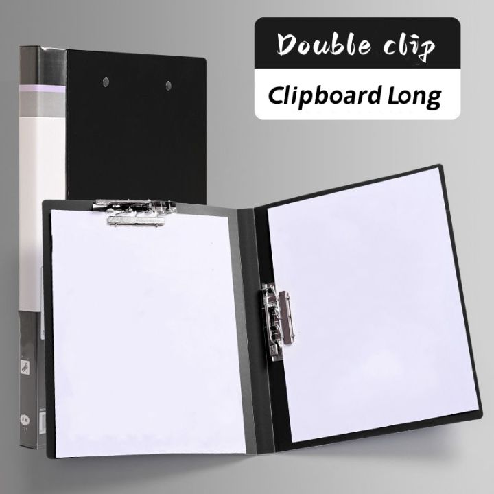 Long Clipboard With Cover Portfolio with Spring Clamp, Single Strong ...