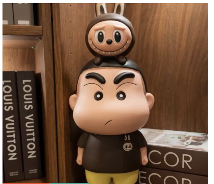 VIRAL CRAYON SHIN CHAN LABUBU 40CM COLLECTIBLE FIGURE (20116) | Lazada