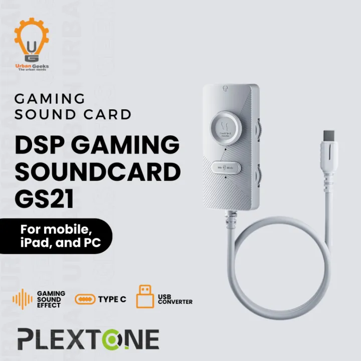 Gaming Soundcard Plextone GS21 Mobile Game Effect | Lazada Indonesia